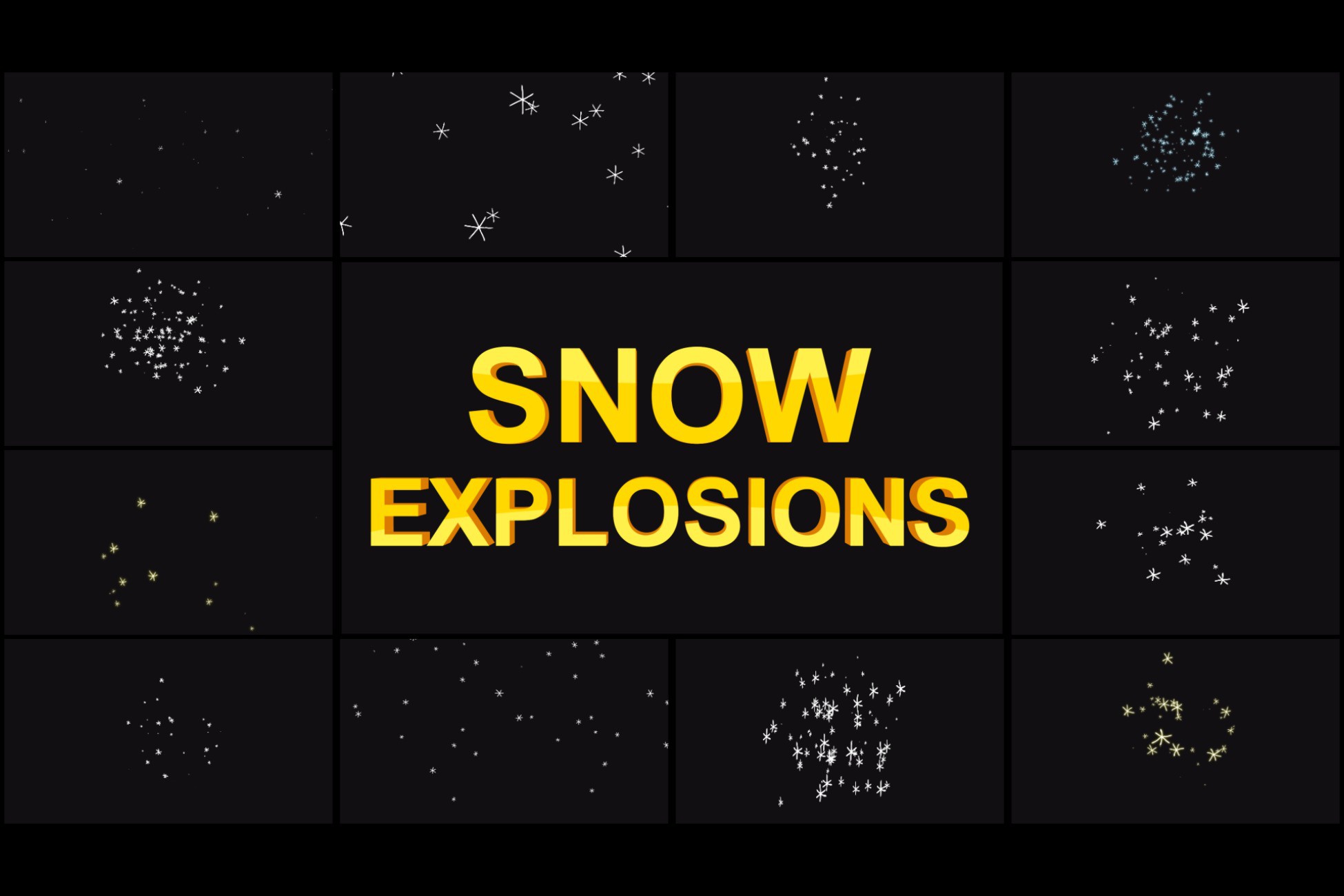 2D Snow Explosions | VFX | Unity Asset Store