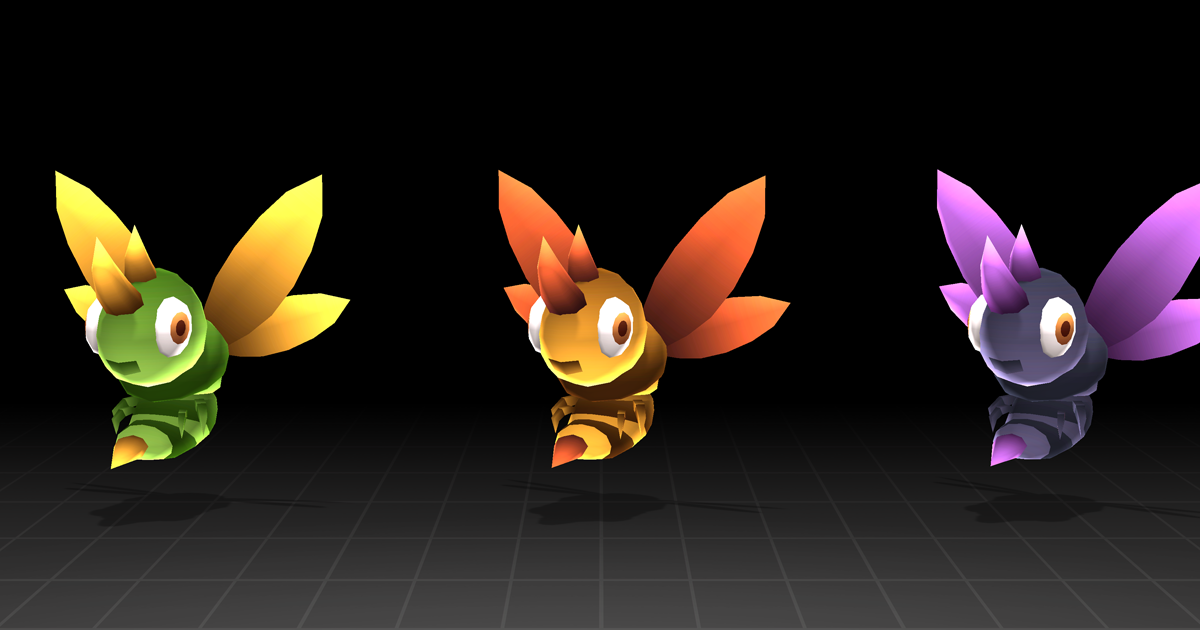 Poly HP - MadBee | 3D 生物 | Unity Asset Store