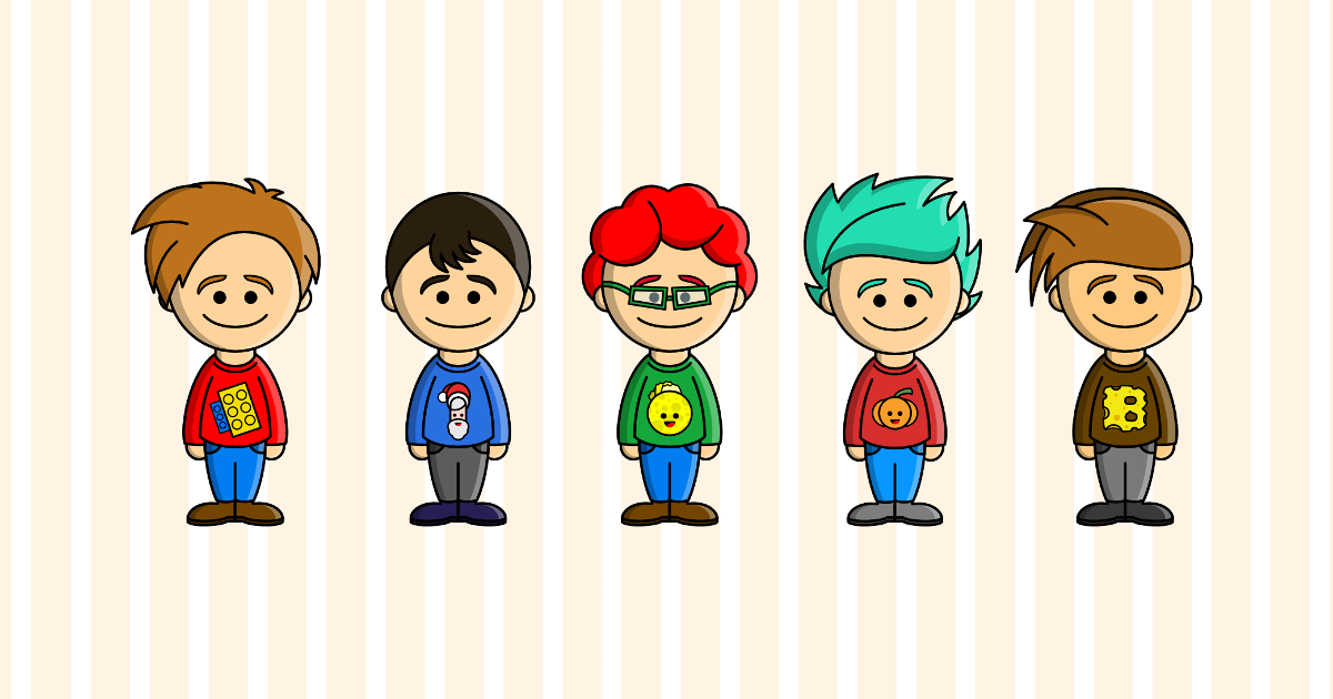 Kids - Starter Pack (PartyHead Kiddos) | 2D Characters | Unity Asset Store