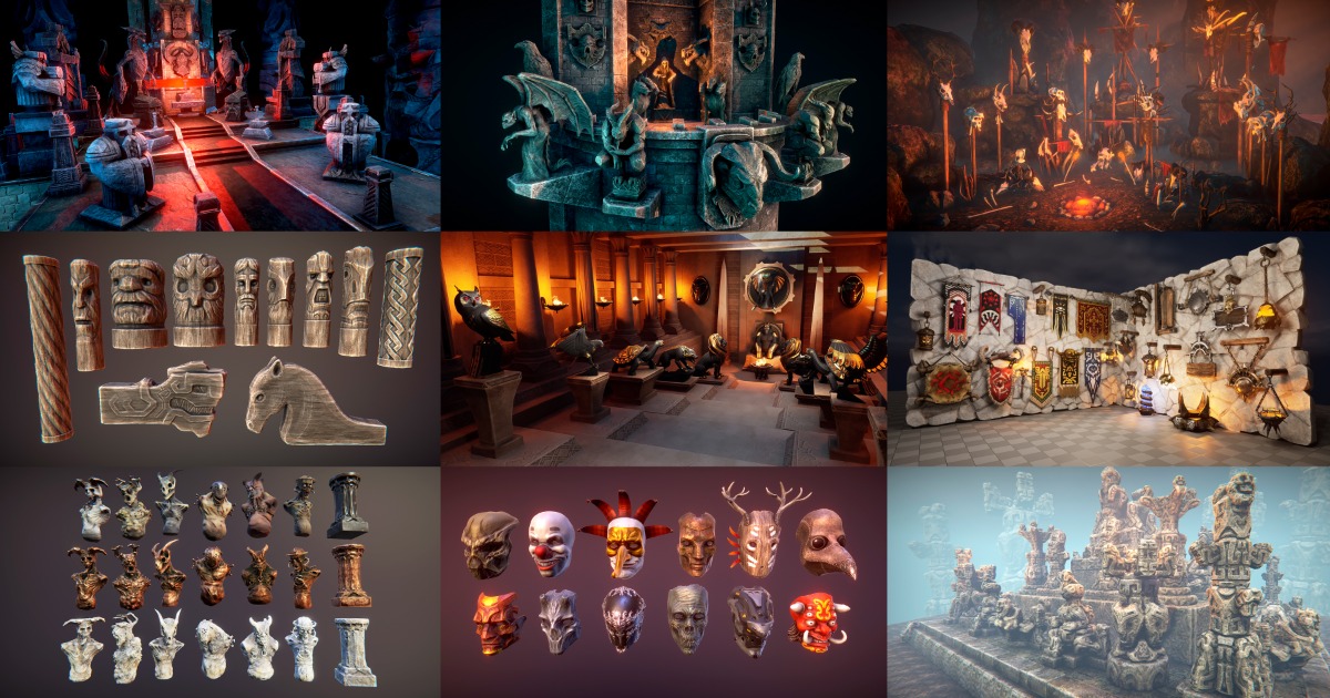 Decor Bundle | 3D Interior | Unity Asset Store