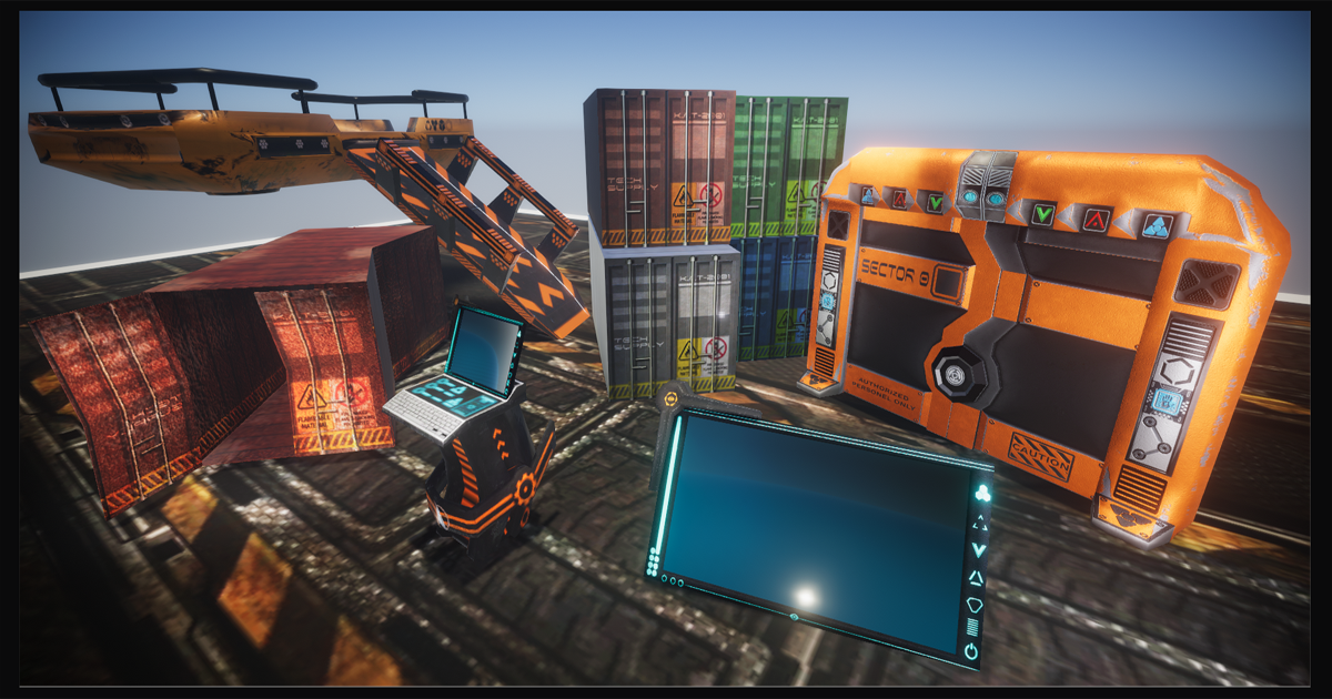 Sci-Fi Industrial HQ Pack | 3D Sci-Fi | Unity Asset Store