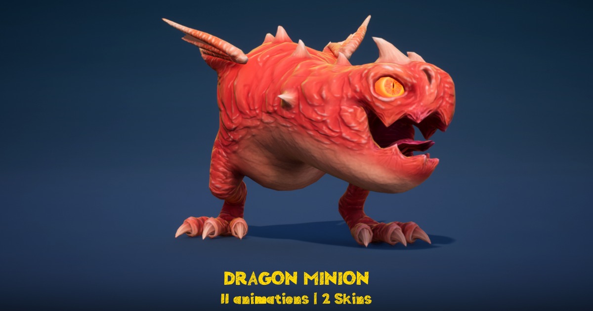 Dragon minion character | 3D Creatures | Unity Asset Store