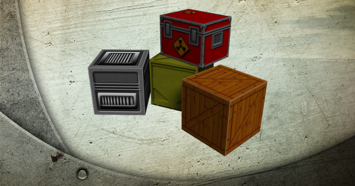 Cartoon crate collection | 3D Props | Unity Asset Store