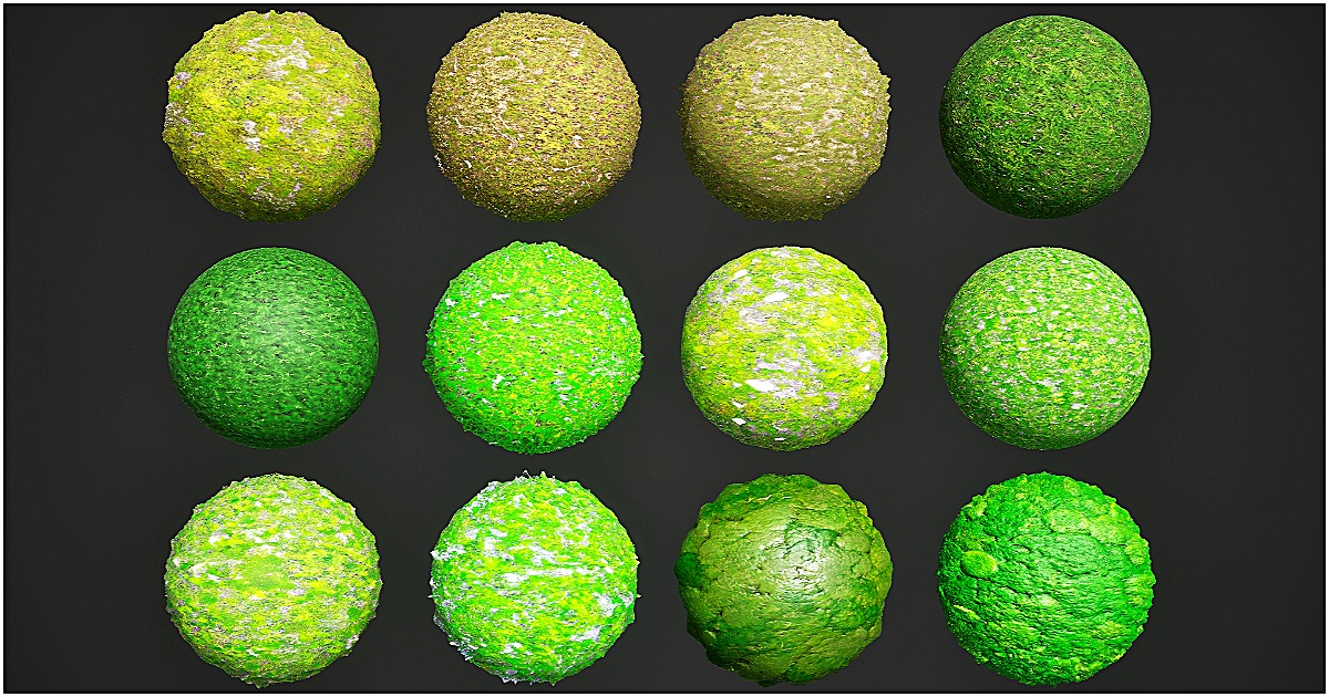 Realistic Materials - Moss 1 | 2D Nature | Unity Asset Store