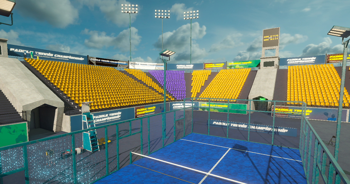Padel Tennis court - sports ground | 3D Urban | Unity Asset Store
