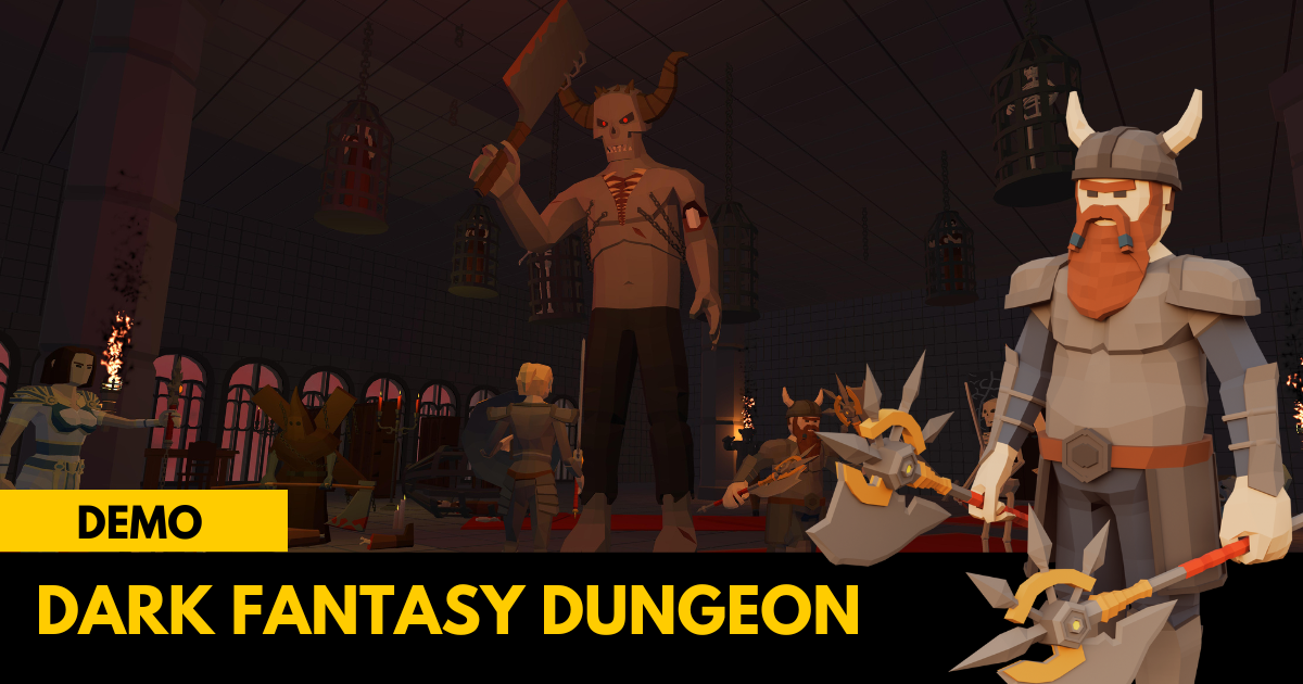 LOW POLY Dark Fantasy Dungeon DEMO | 3D Dungeons | Unity Asset Store