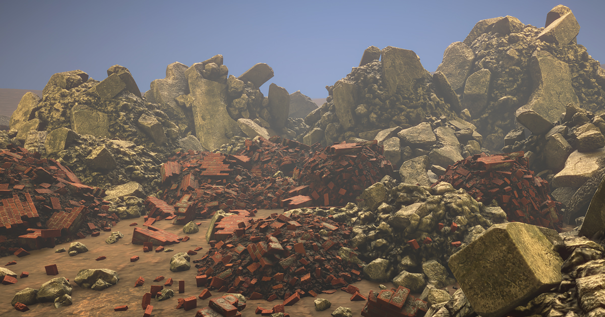 Stone debris | 3D Industrial | Unity Asset Store