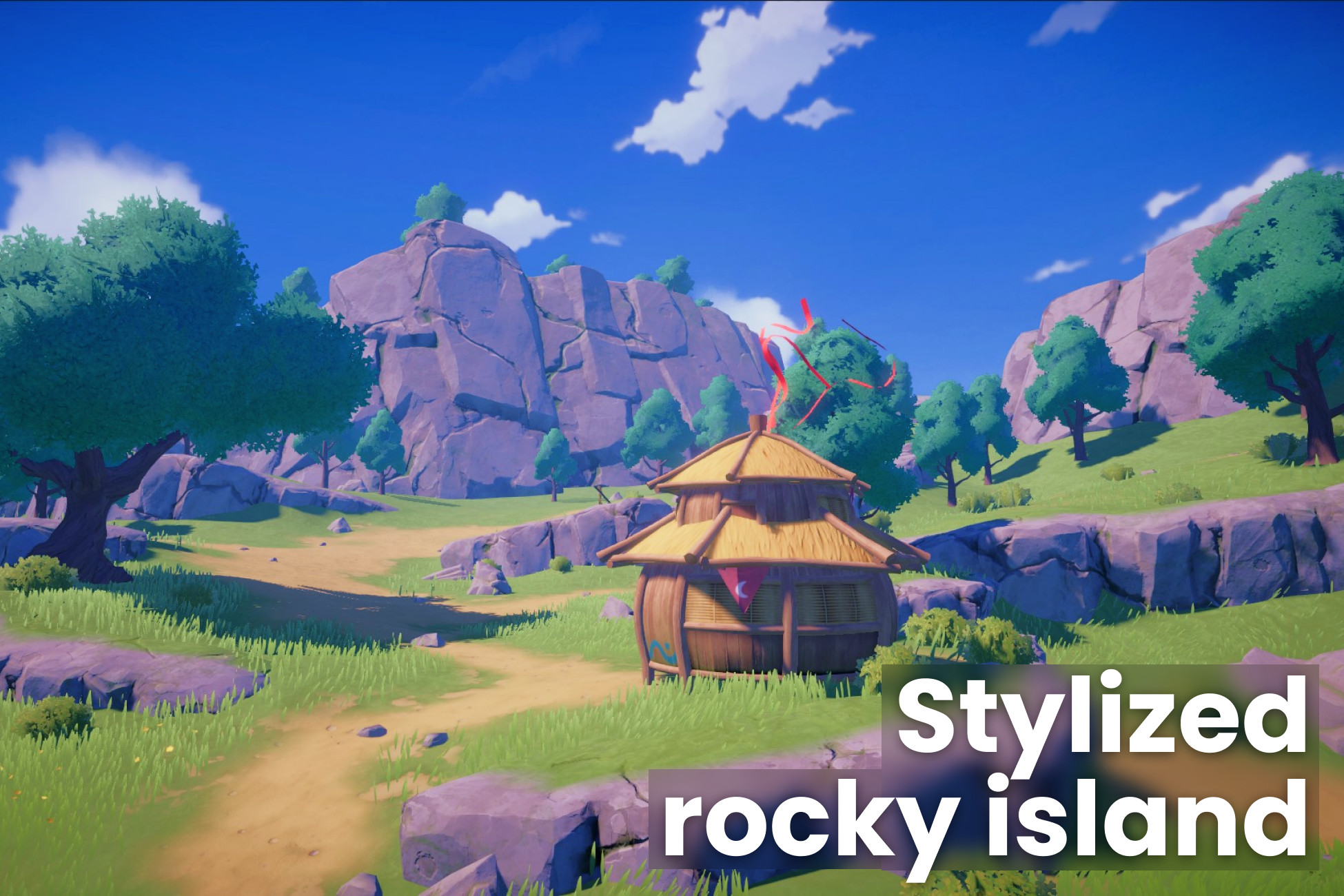 Yanshi - Stylized Rocky Island Environment | 3D Fantasy | Unity Asset Store