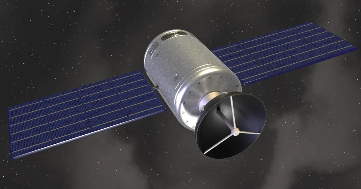 Satellite - Stylised | 3D Space | Unity Asset Store