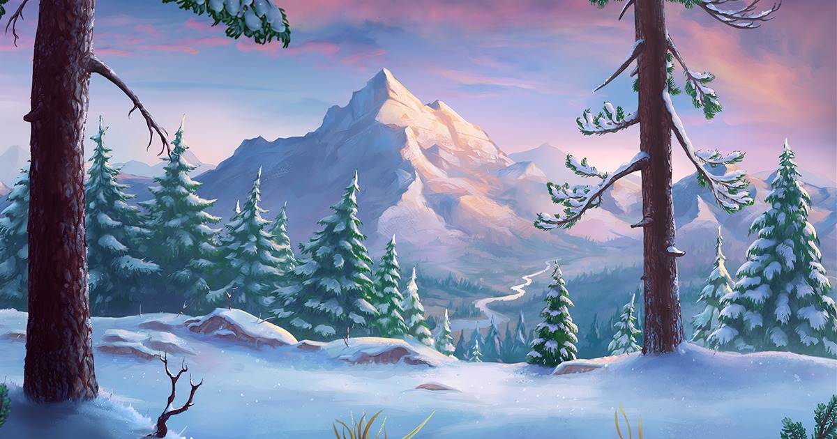 Winter Parallax Landscape | 2D Environments | Unity Asset Store