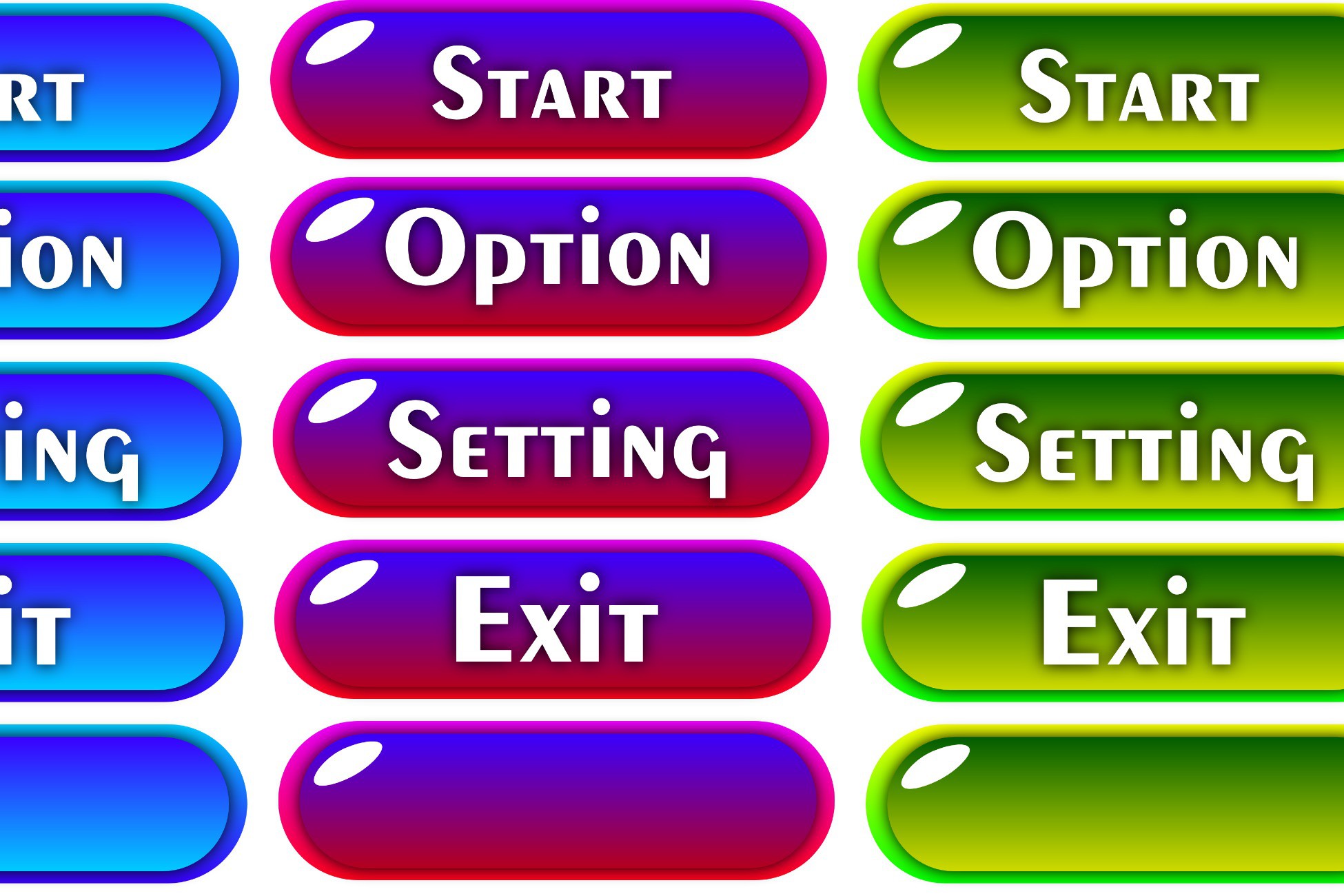 2D UI Buttons Free Package For Unity Developer By Javedkhanme 2D GUI