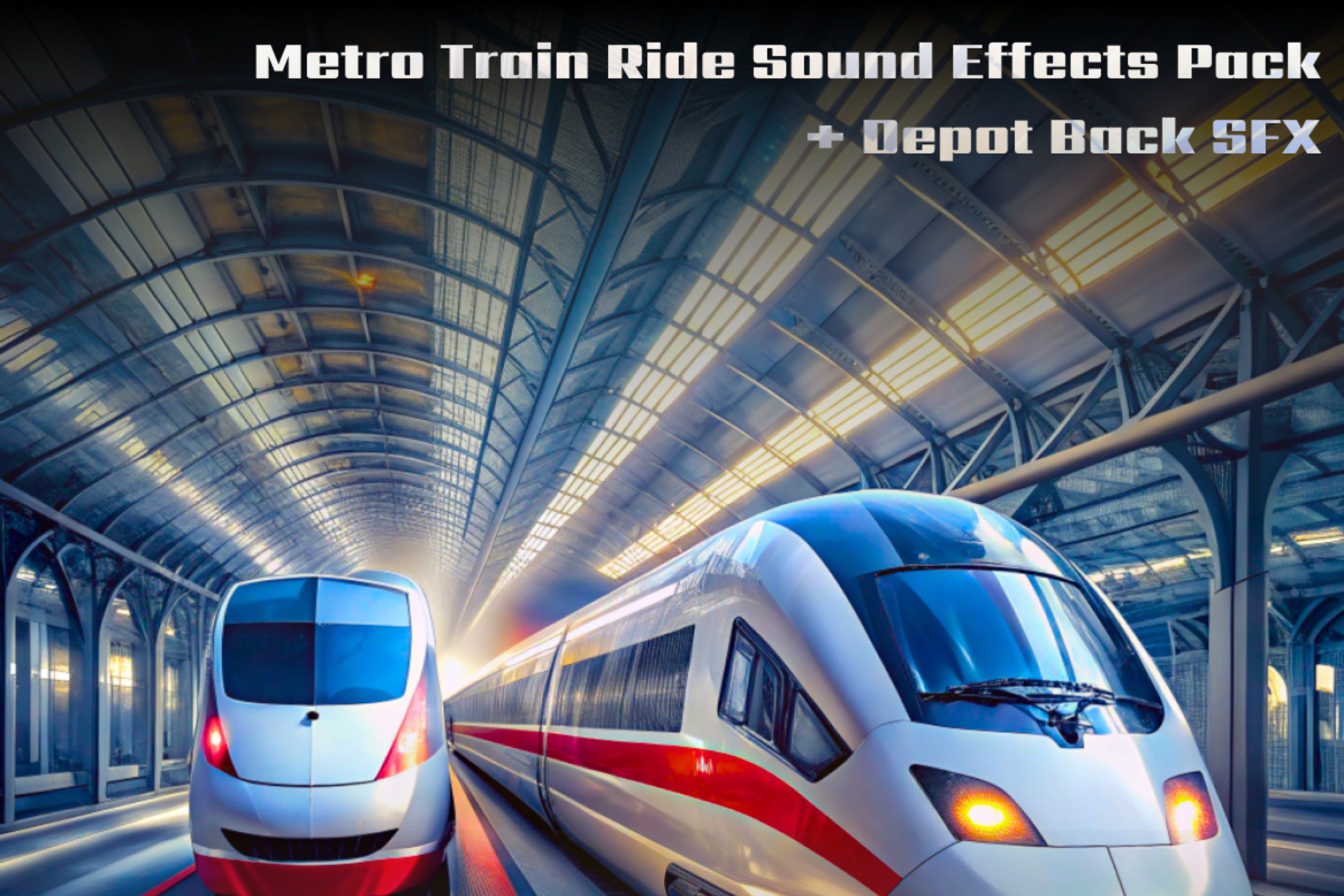 Metro Train Ride Sound Effects Pack + Depot Back SFX | オーディオ 効果音 ...