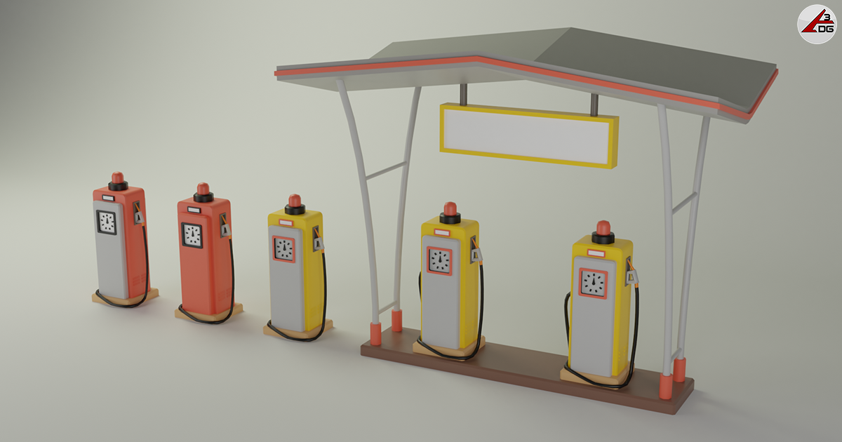 Petrol station | 3D Industrial | Unity Asset Store