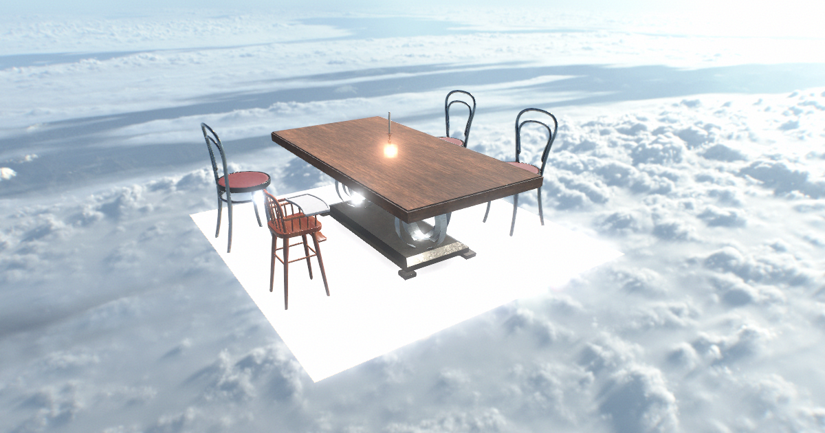 Kitchen Table Set | 3D Interior | Unity Asset Store