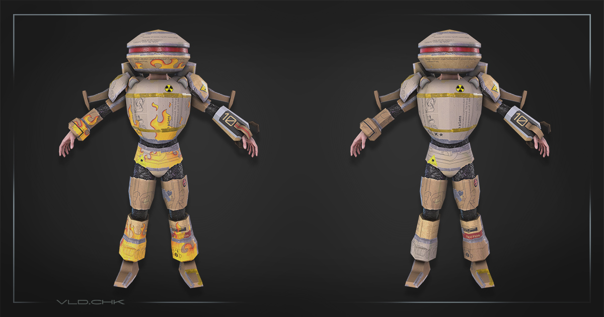 Cardboard Boy 90s | Characters | Unity Asset Store