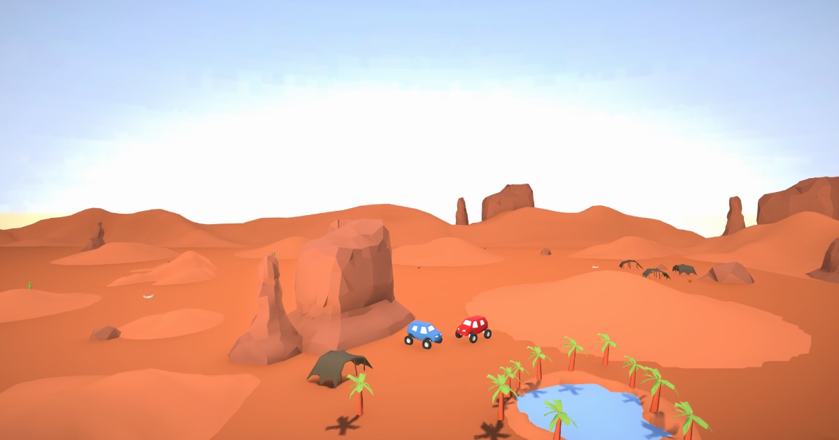 Desert Biome - Low Poly | 3D Environments | Unity Asset Store