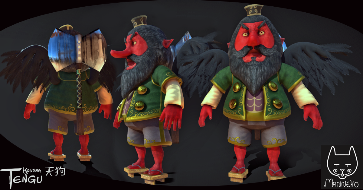 Konoha tengu | Characters | Unity Asset Store