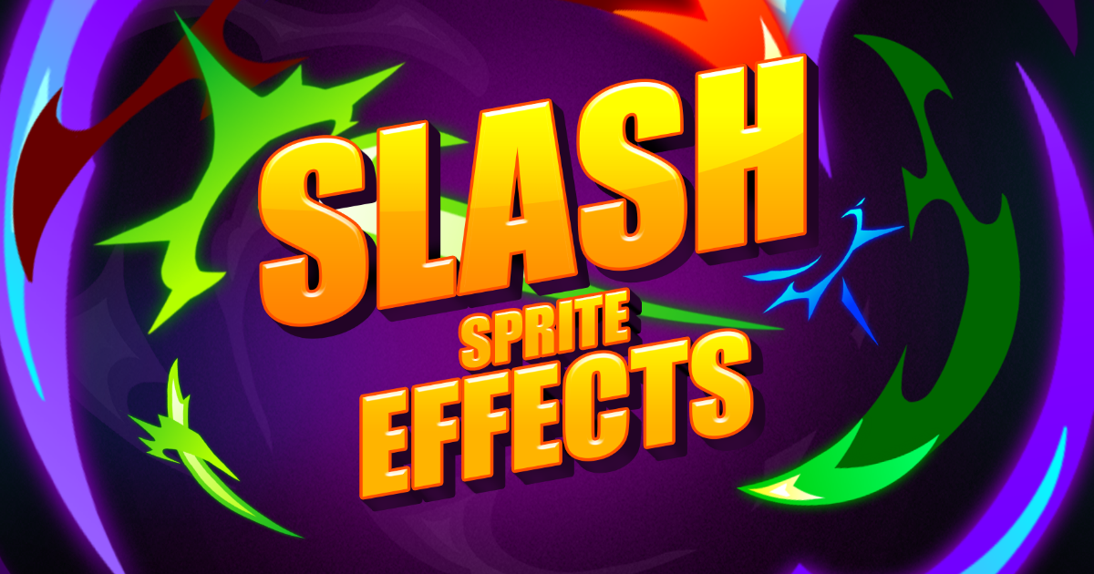 Slash sprite effects | 2D 材质与材料 | Unity Asset Store