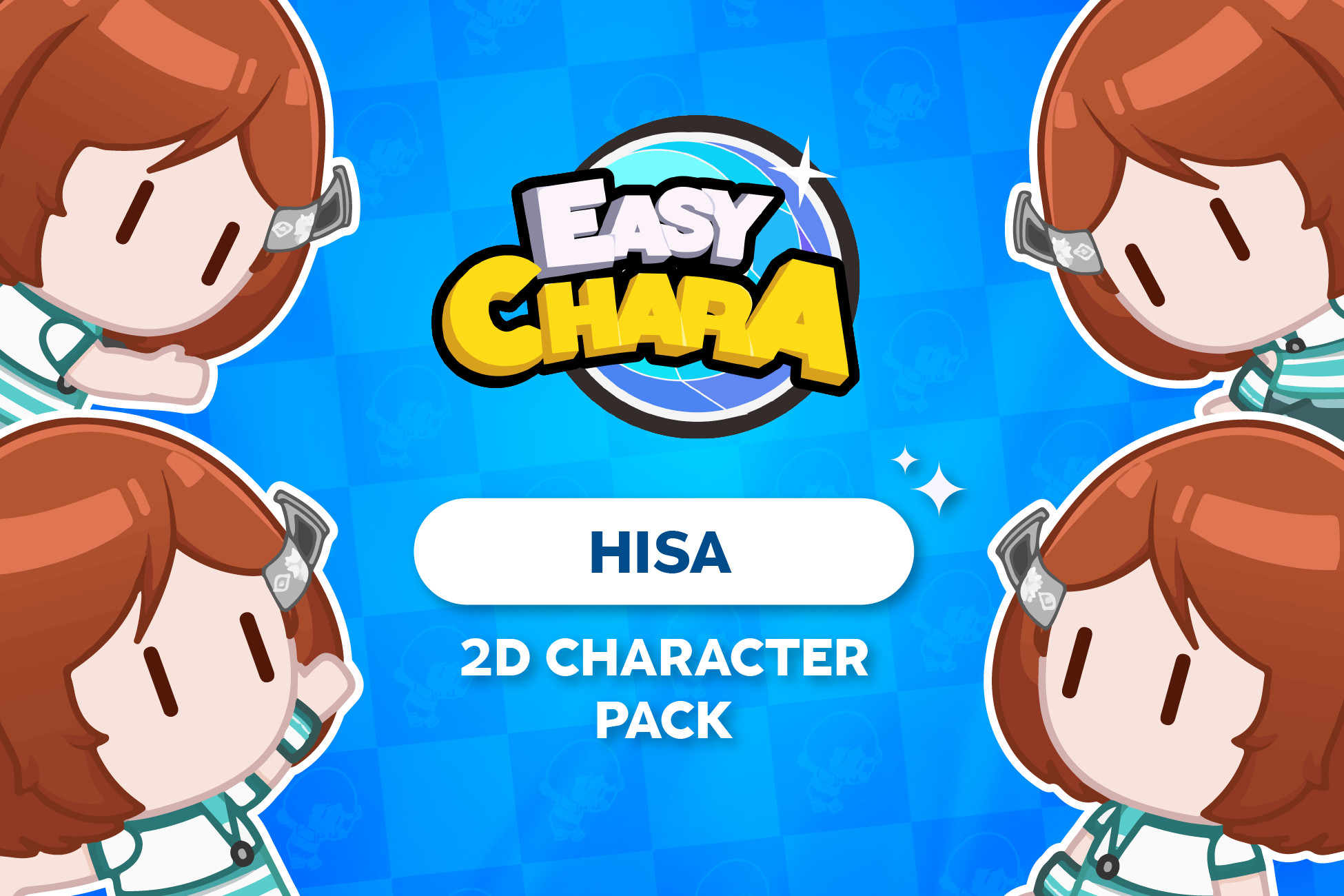 Easy Chara – Hisa 2D Character Pack | 2D Characters | Unity Asset Store
