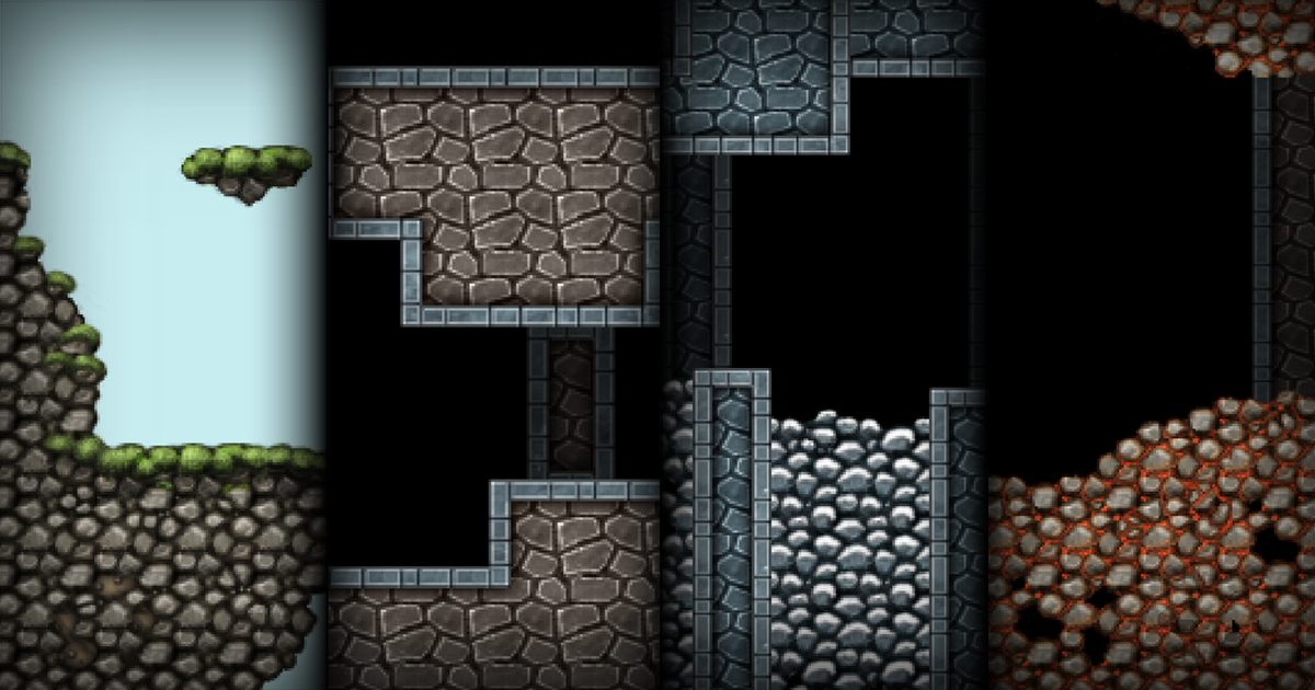 Rock Tile Set | 2D Environments | Unity Asset Store