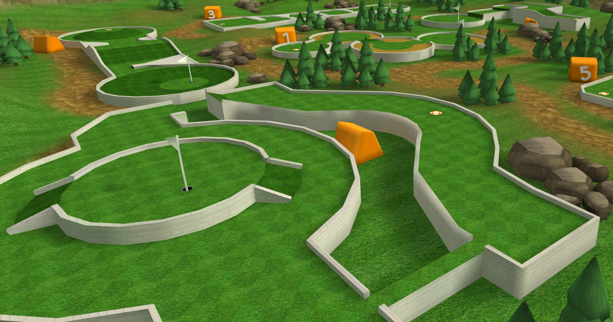 Crazy Golf Course low poly | 3D Environments | Unity Asset Store