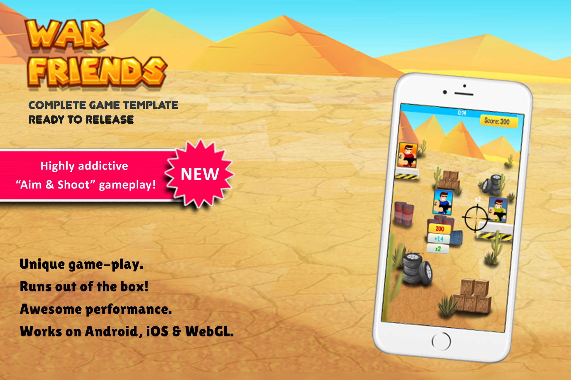 War Friends! Aim & Shoot complete game template | Packs | Unity Asset Store