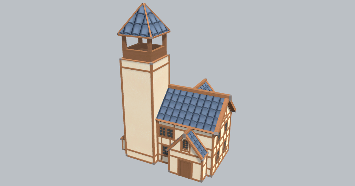 Stylized Medieval Buildings | 3D Environments | Unity Asset Store