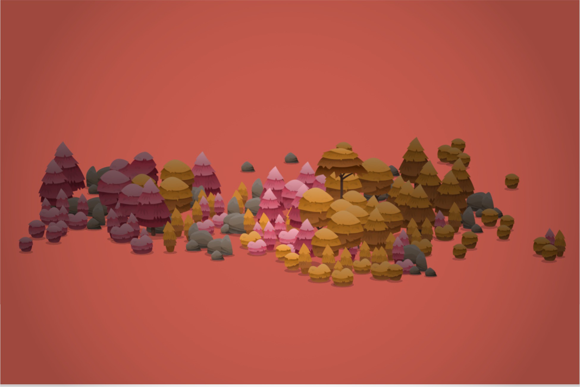 Vector Forest Scenery | 2D Environments | Unity Asset Store