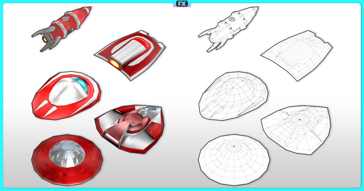 Spaceship Set V02 | 3D Space | Unity Asset Store