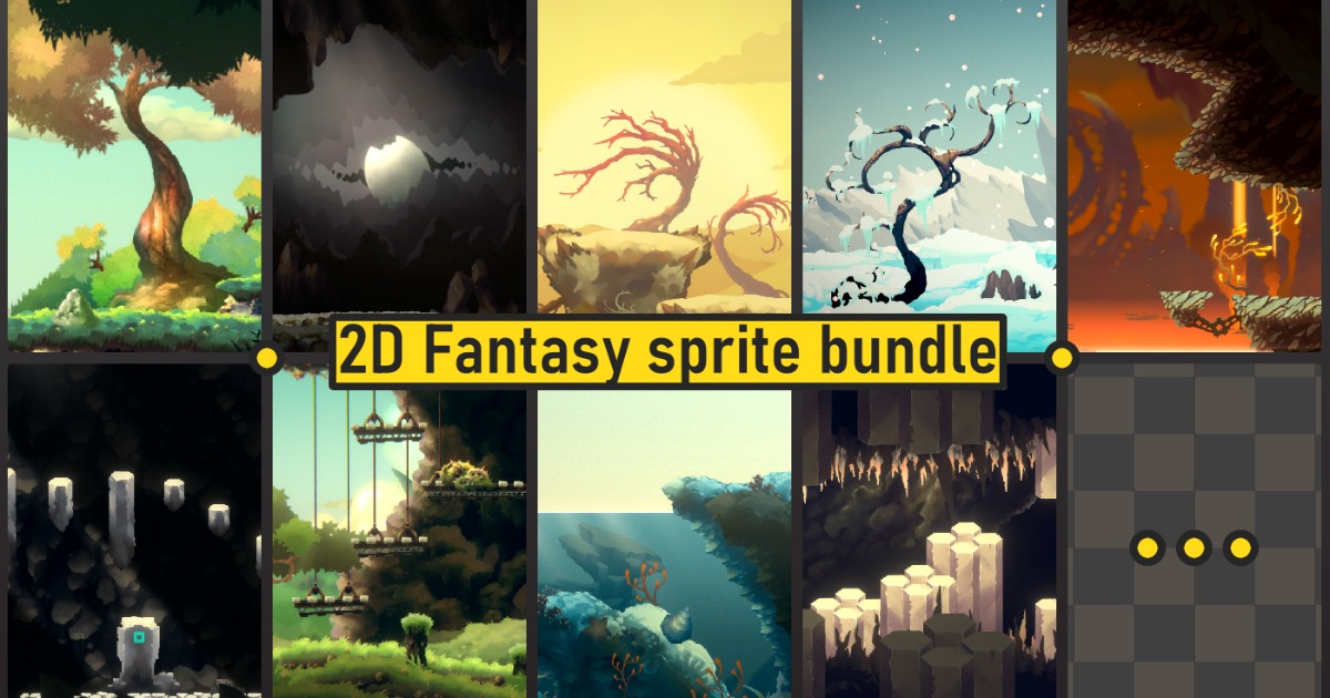 2D Fantasy sprite bundle | 2D Environments | Unity Asset Store