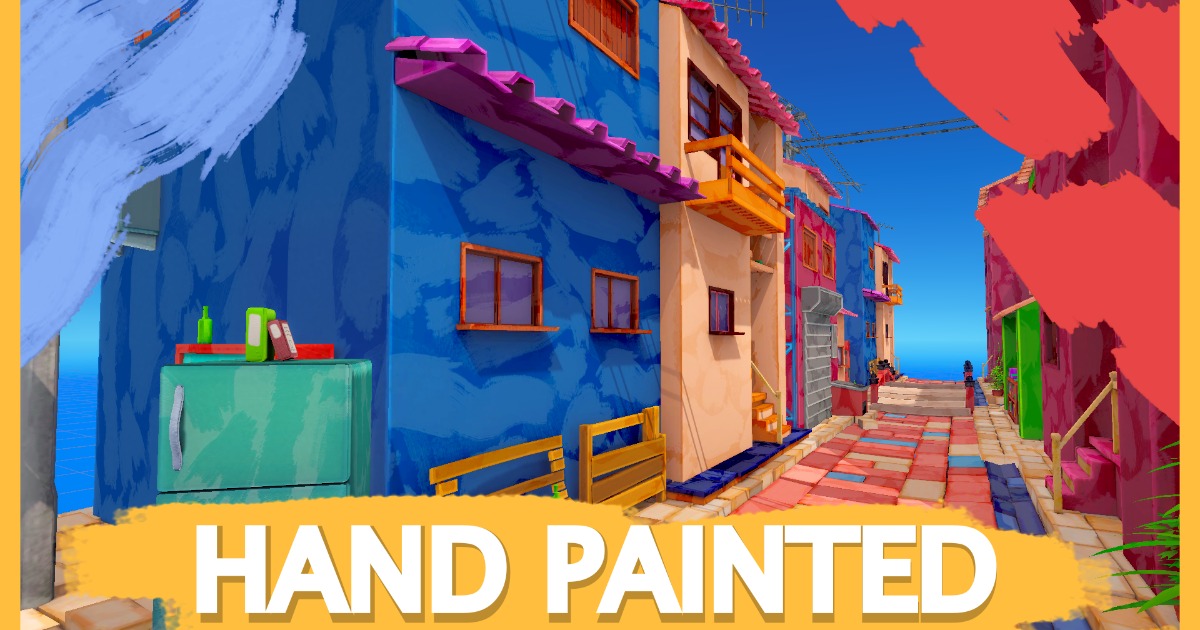 Stylized Handpainted Shader & Textures Pack | URP, Triplanar, PBR | VFX Shaders | Unity Asset Store