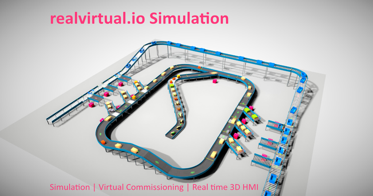 realvirtual.io Simulation 6 | Modeling | Unity Asset Store