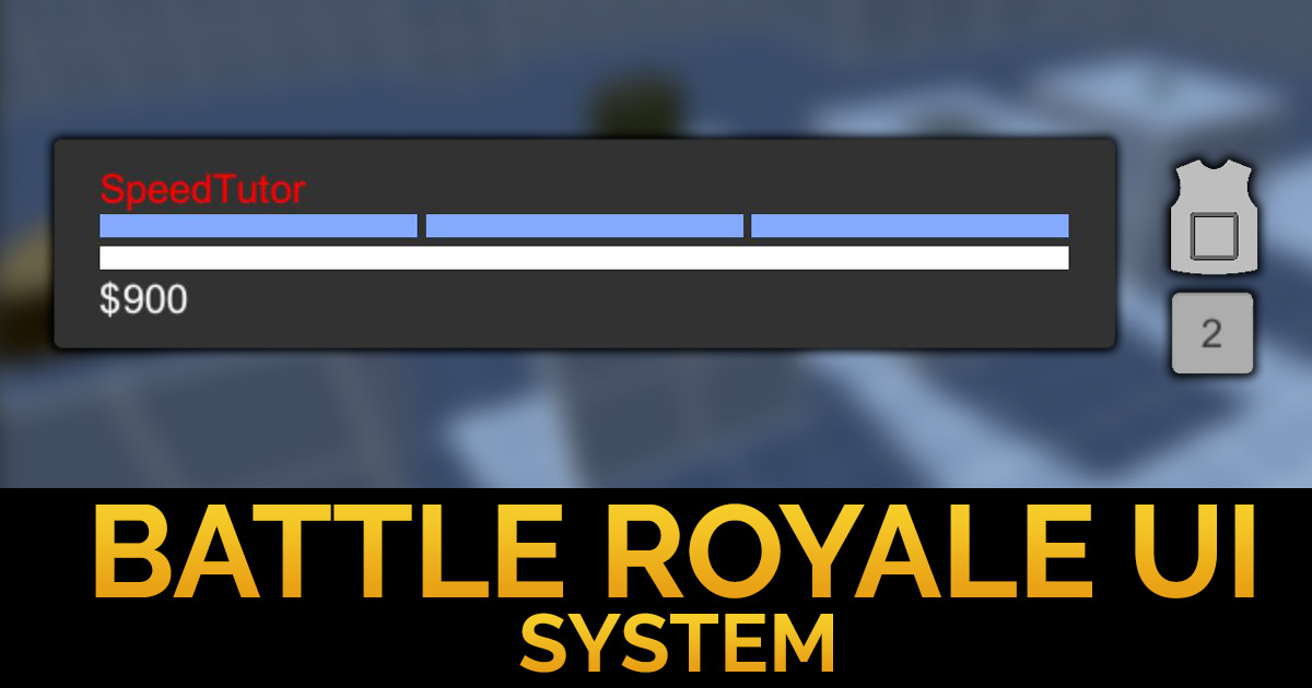 Battle Royale UI System | 3D GUI | Unity Asset Store