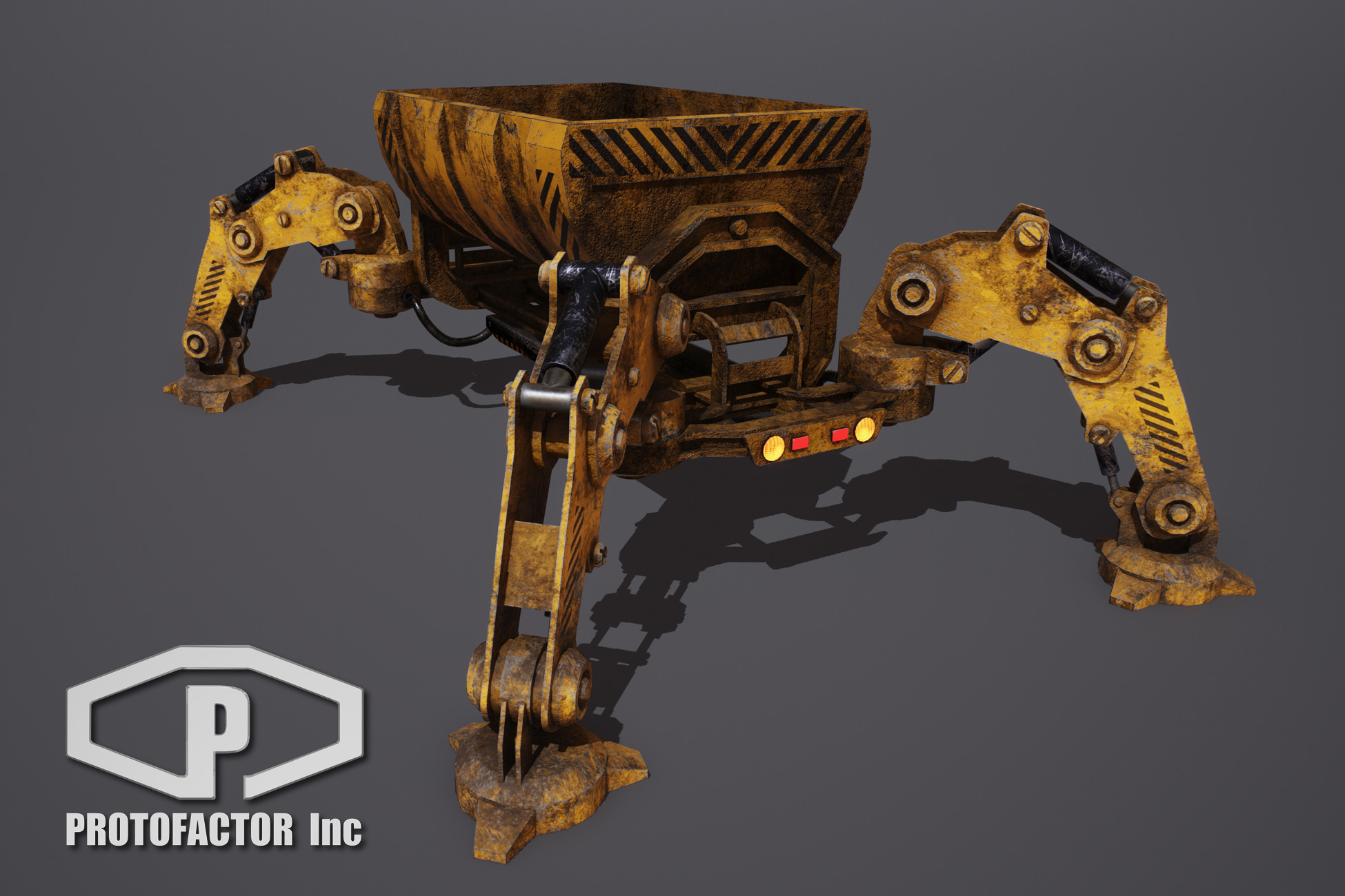 SCI FI: MINING WAGON DROID | 3D Robots | Unity Asset Store