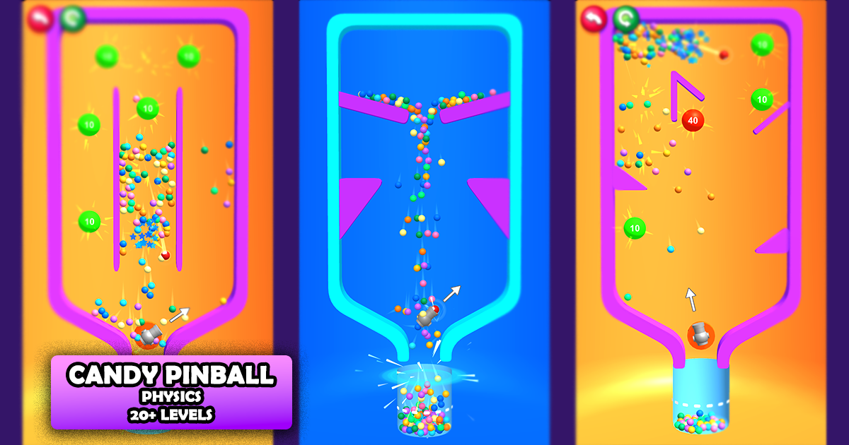 Candy Pinball - Complete Game Template | Packs | Unity Asset Store