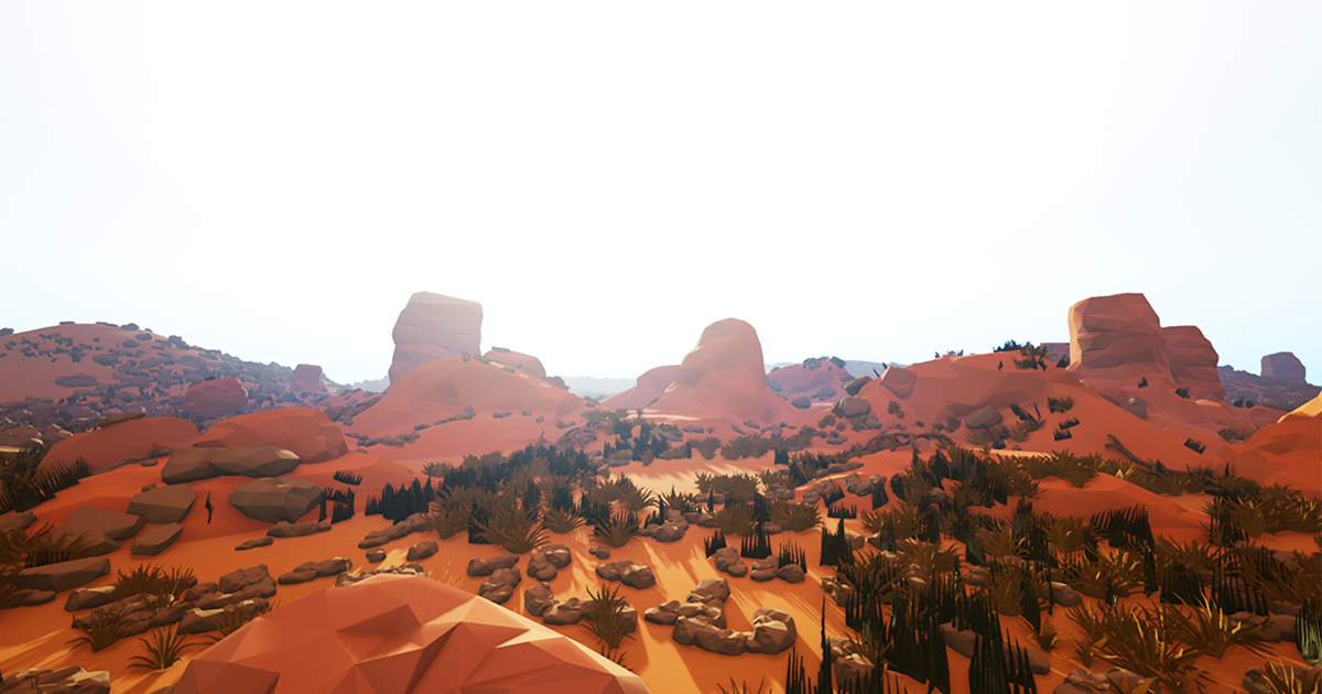 Low Poly Arid/Desert Environment | 3D Landscapes | Unity Asset Store