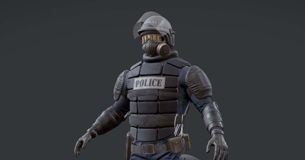 Riot Police | 3D Characters | Unity Asset Store