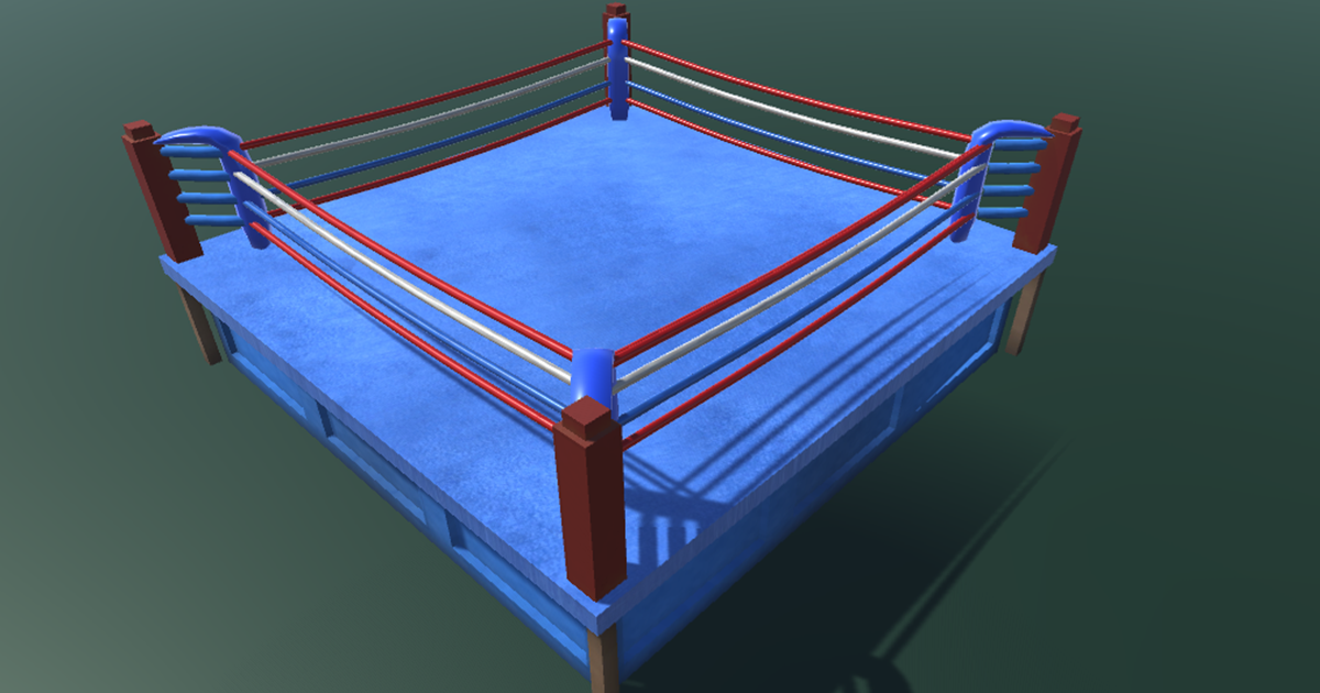 Boxing Ring 3D | 3D Props | Unity Asset Store