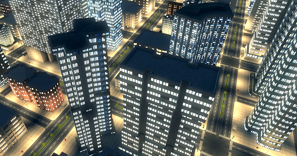 Night City Pack - Modular and Tileable | 3D Urban | Unity Asset Store