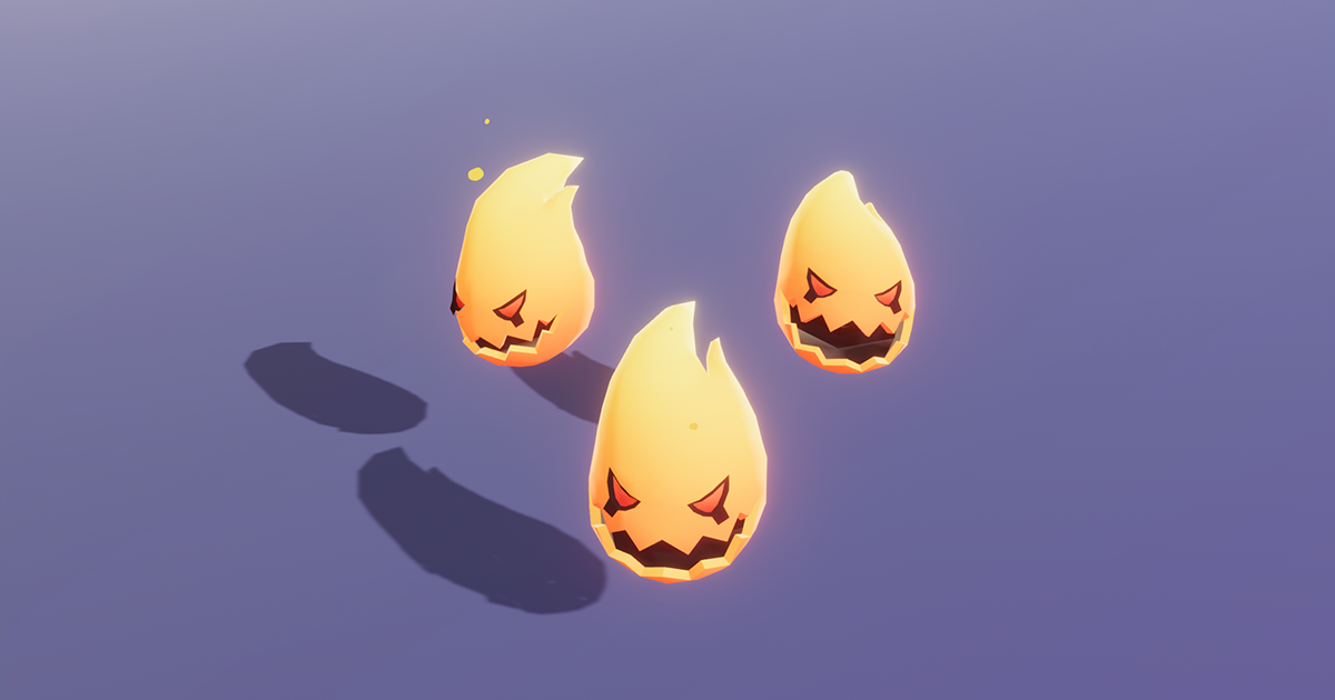 Fire Cute Series | 3D Creatures | Unity Asset Store