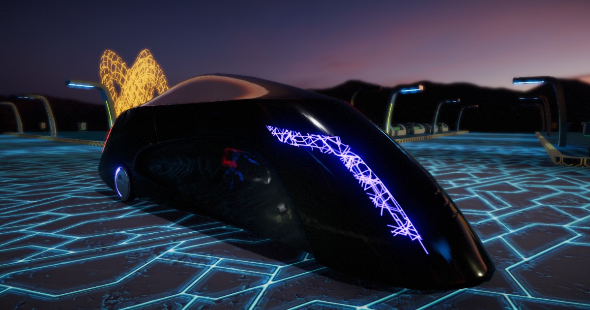 Futuristic Cars Pack | 3D Vehicles | Unity Asset Store