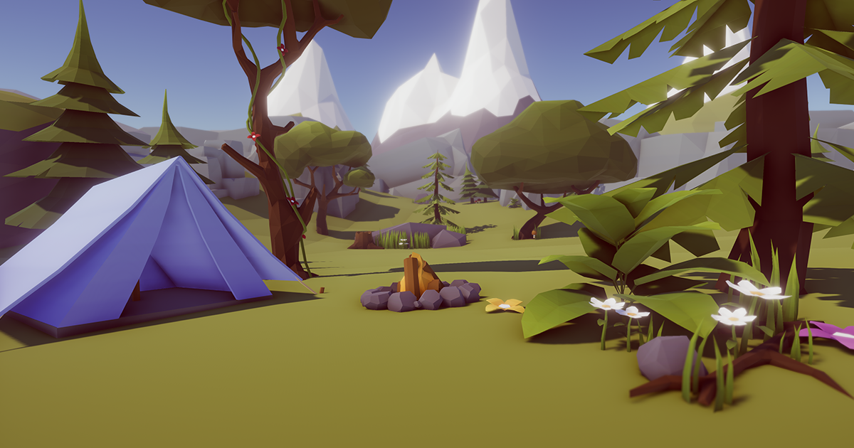 Low Poly Nature Gradient Pack | 3D Landscapes | Unity Asset Store