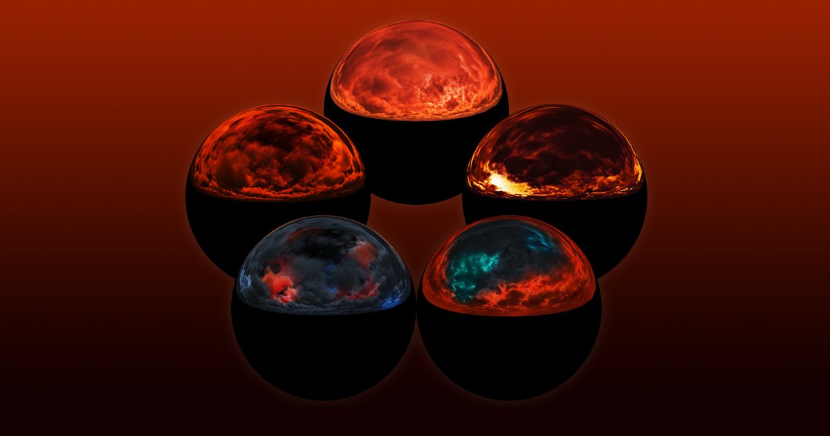 Skyboxes for Demonic Wars | 2D Sky | Unity Asset Store