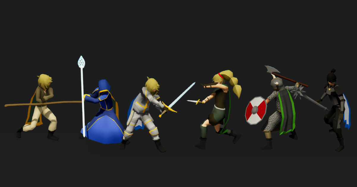 Medieval Fantasy - Customizable Characters | 3D Characters | Unity ...