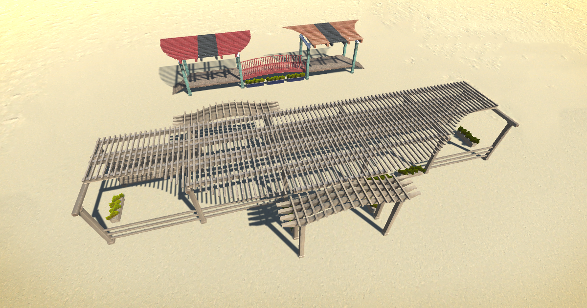 Pergolas constructor | 3D Environments | Unity Asset Store