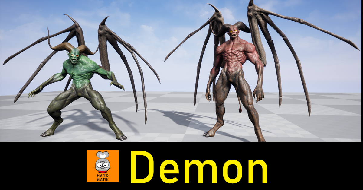 01_Monster: Demon | 3D キャラクター | Unity Asset Store
