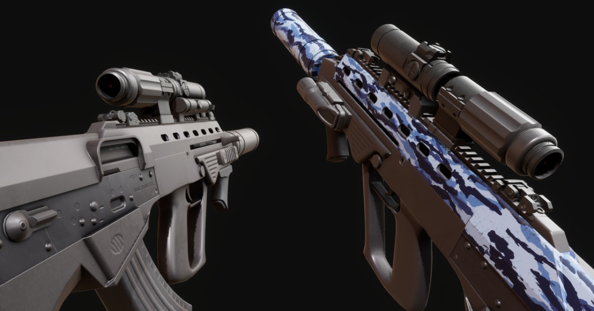 FPS Weapon Asset - Vulkan 7.62 "Malyuk" | 3D Guns | Unity Asset Store