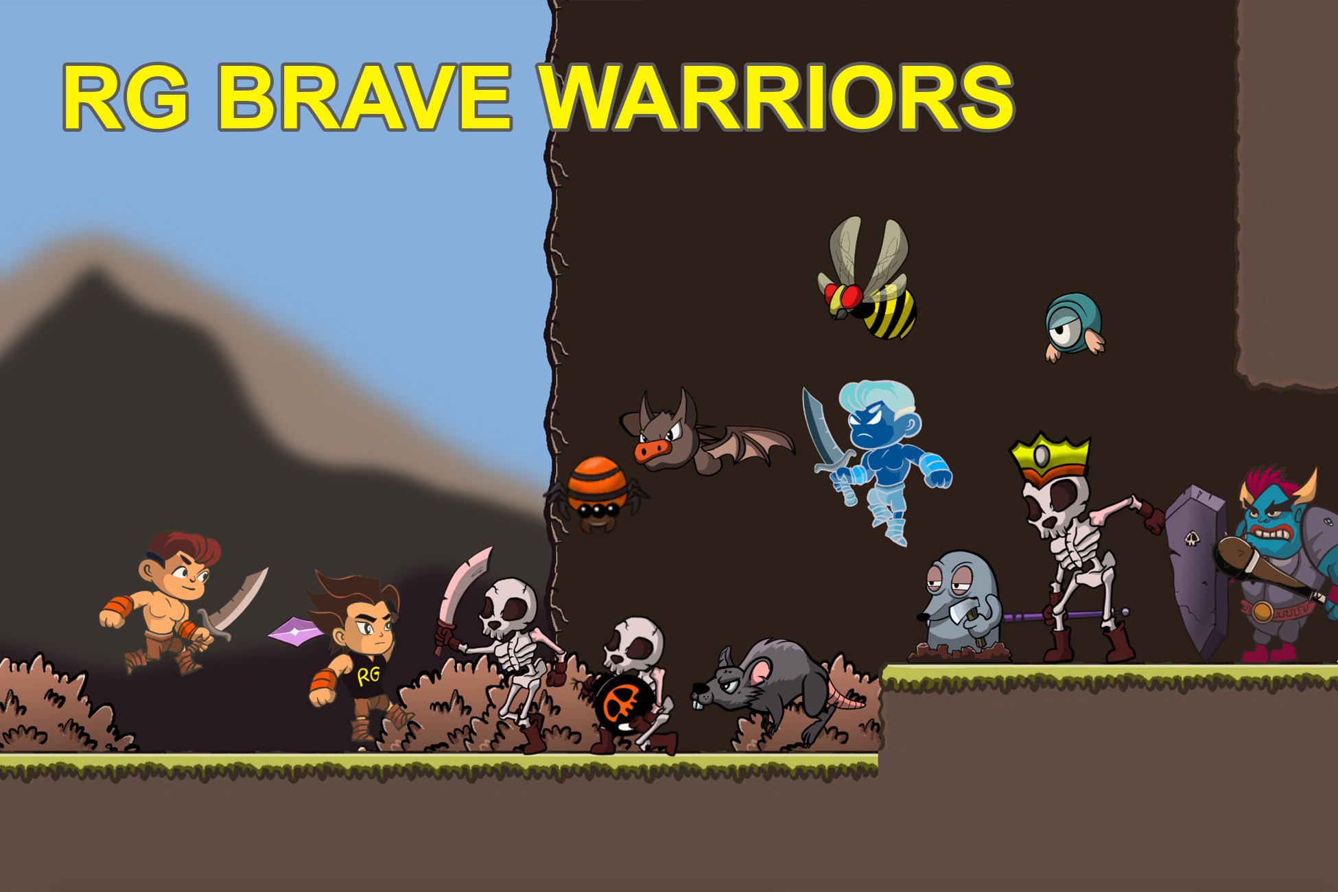 RG BRAVE WARRIORS - PLATFORMER 2D KIT (ver.S) | Packs | Unity Asset Store