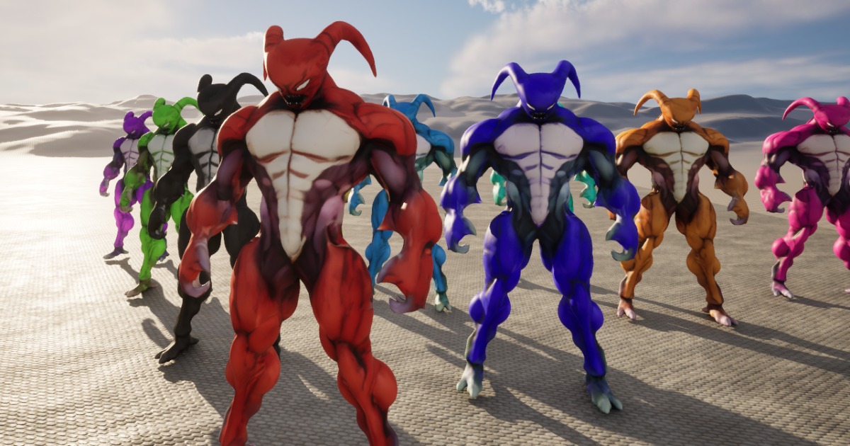 Badass Devil/Alien | Characters | Unity Asset Store