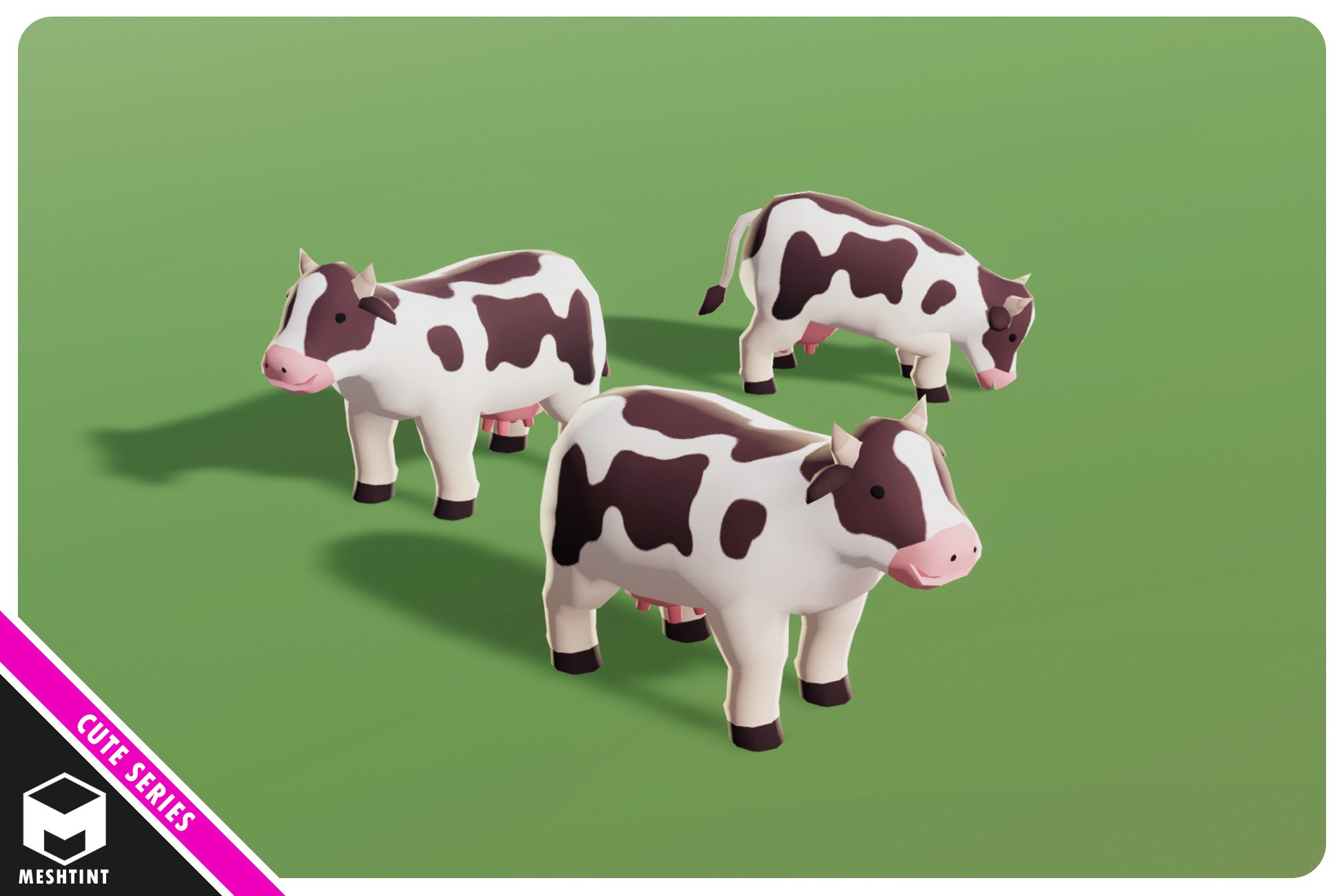 Farm Cow Cute Series | Characters | Unity Asset Store